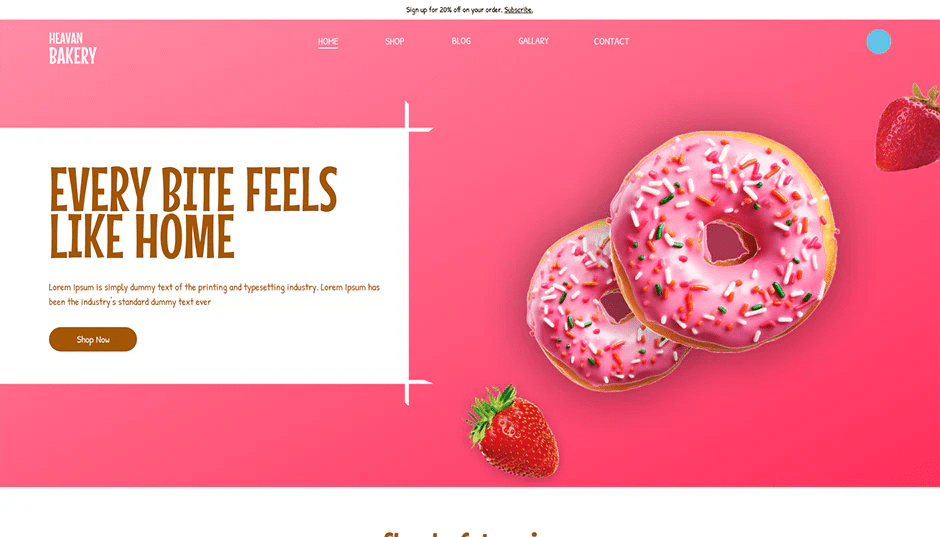 Free Bakery Wordpress Theme Delicious Website No Cost Asterthemes