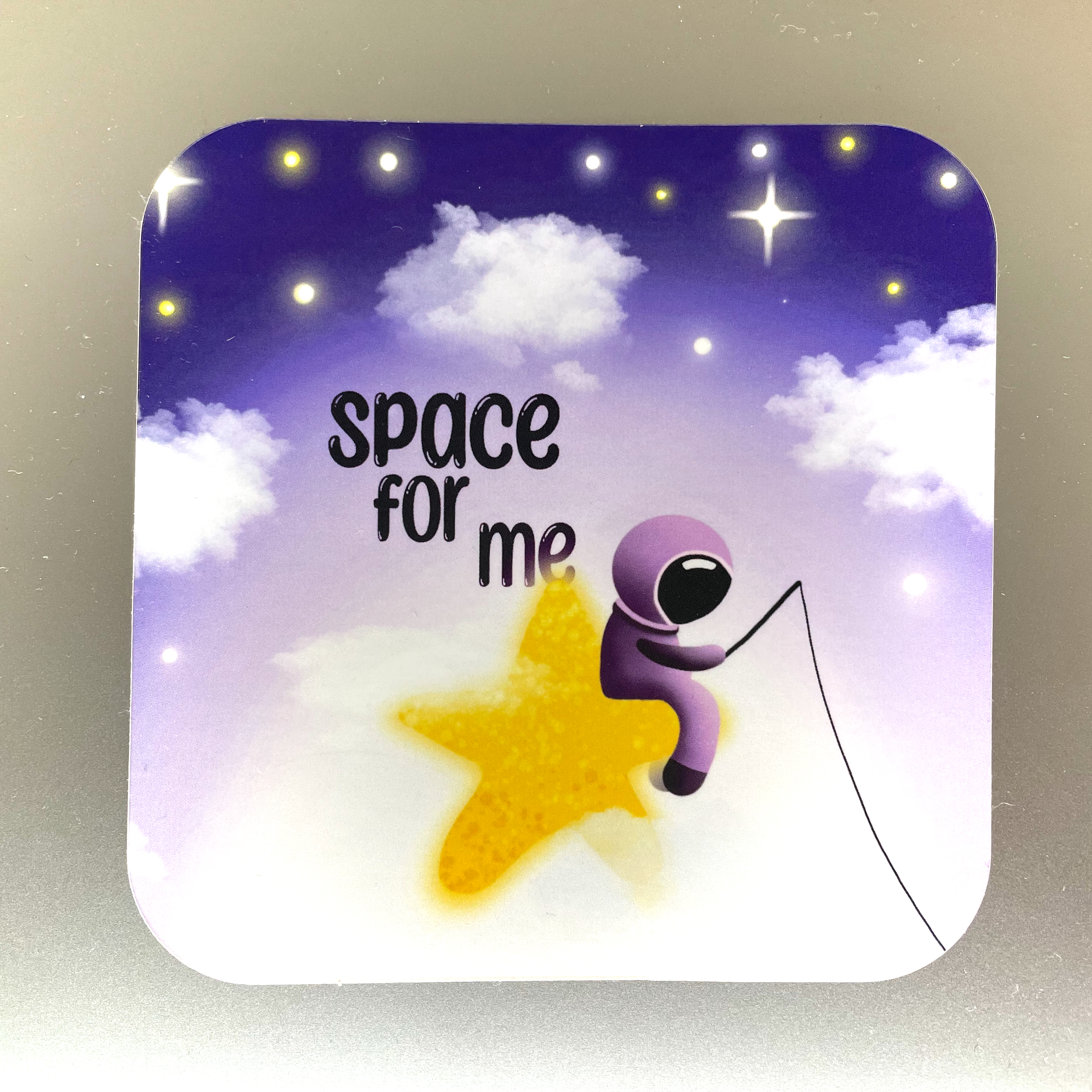 Space For Me – Sticker (10x10cm) - Astronomicca