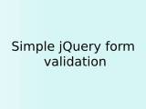 Simple Jquery Form Validation Atcodex Empowering Your Financial