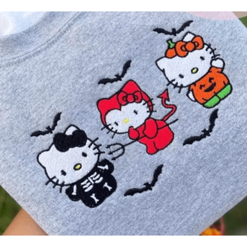 Halloween Hello kitty Embroidery Designs - Dst, Pes, Jef - AT ...