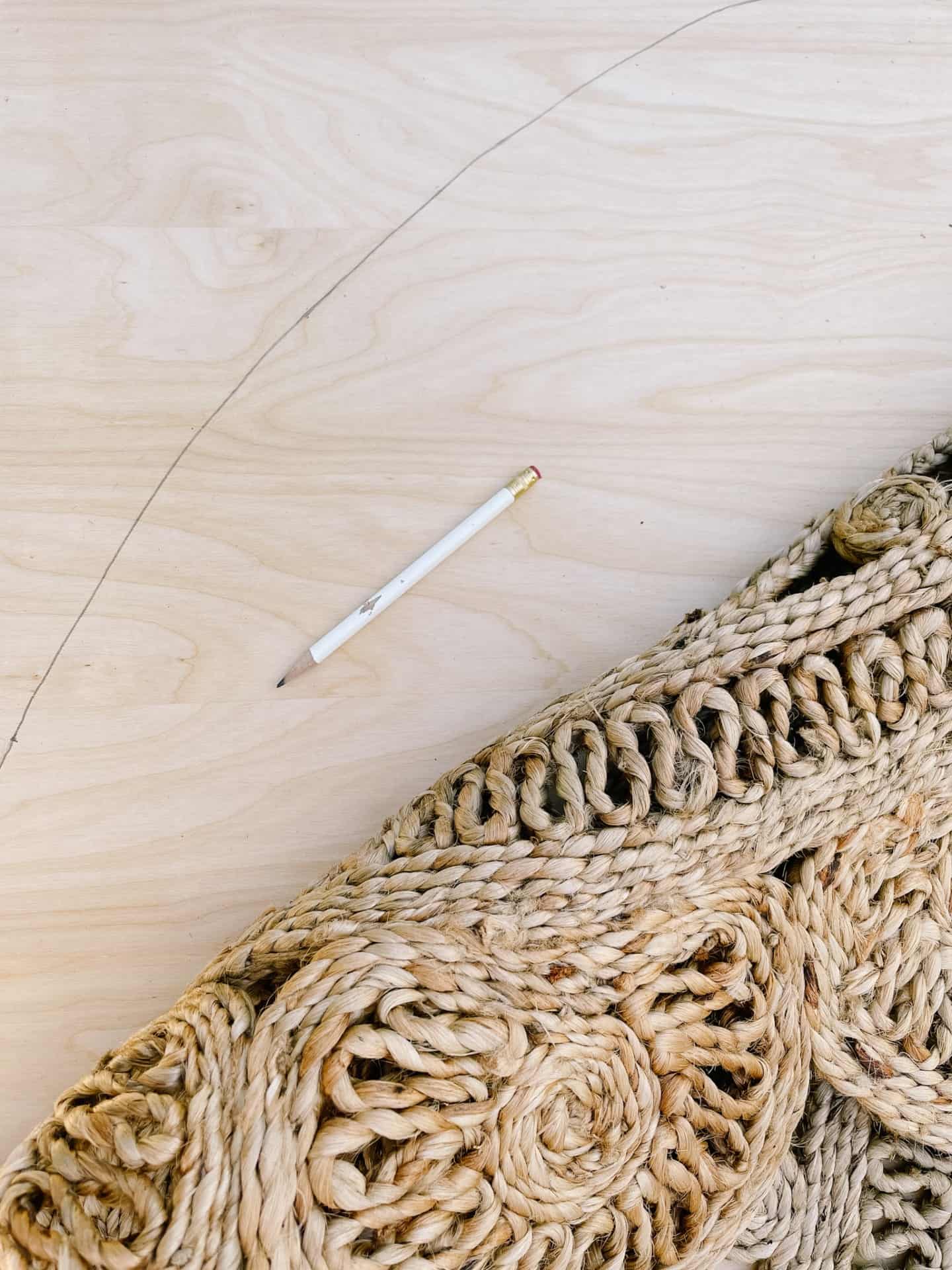 DIY Rug Headboard - at home with Ashley