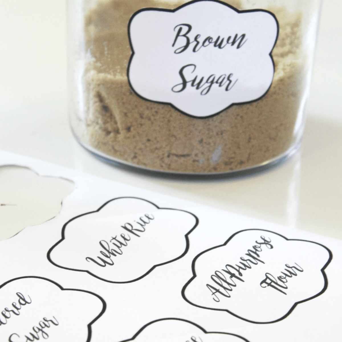 Food Jar Labels - Organize Your Pantry & Food Cupboards – At Home With Zan