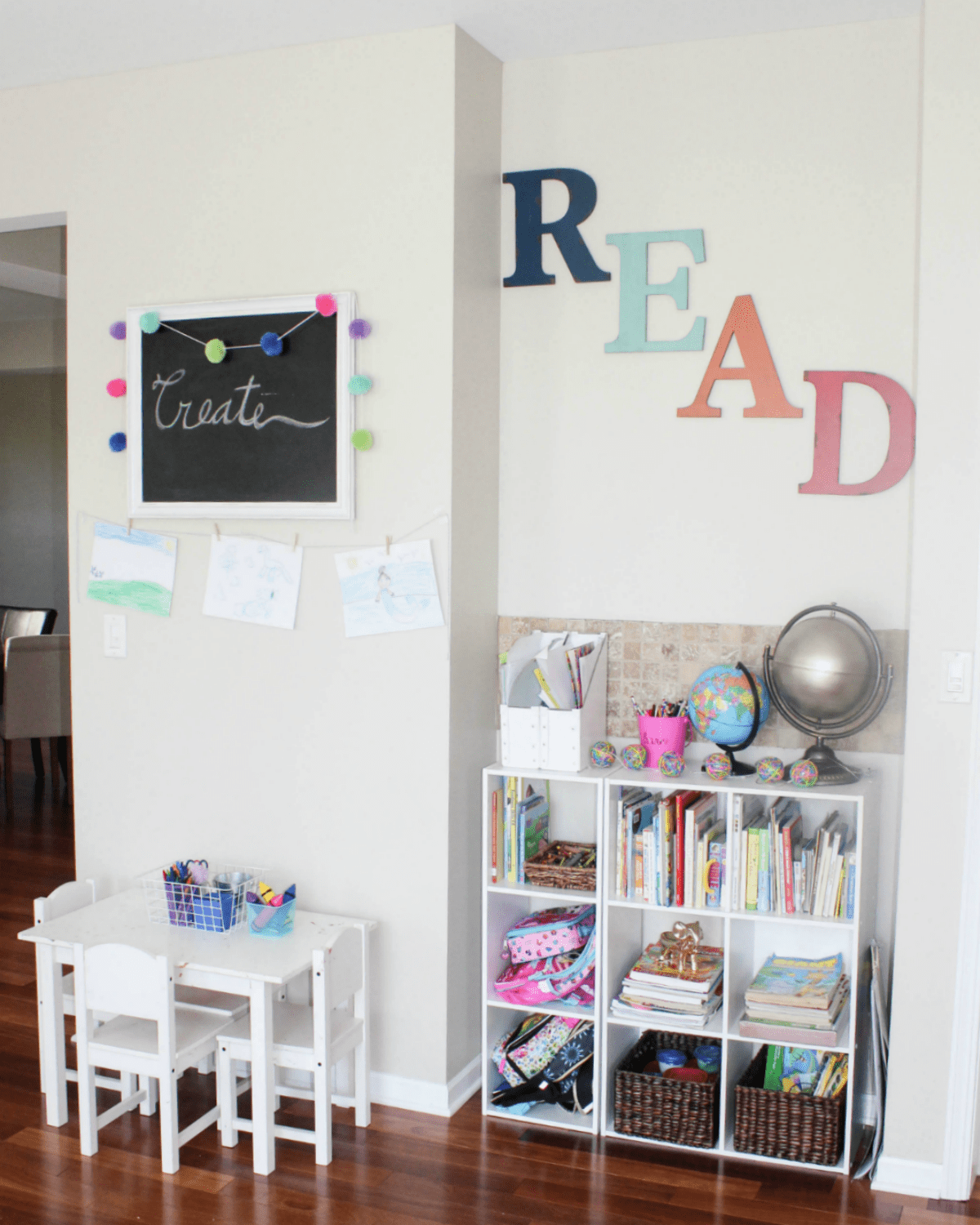 Kids Homework Station and Activity Command Center – At Home With Zan