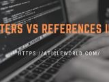 Pointers Vs References In C Aticleworld