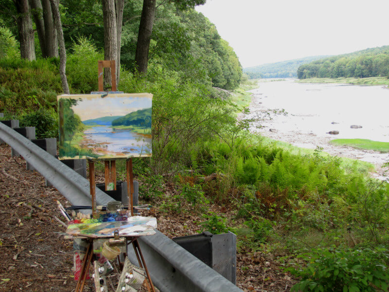 Attentive Equations - A Practical: Beginning a Painting using Rabatment