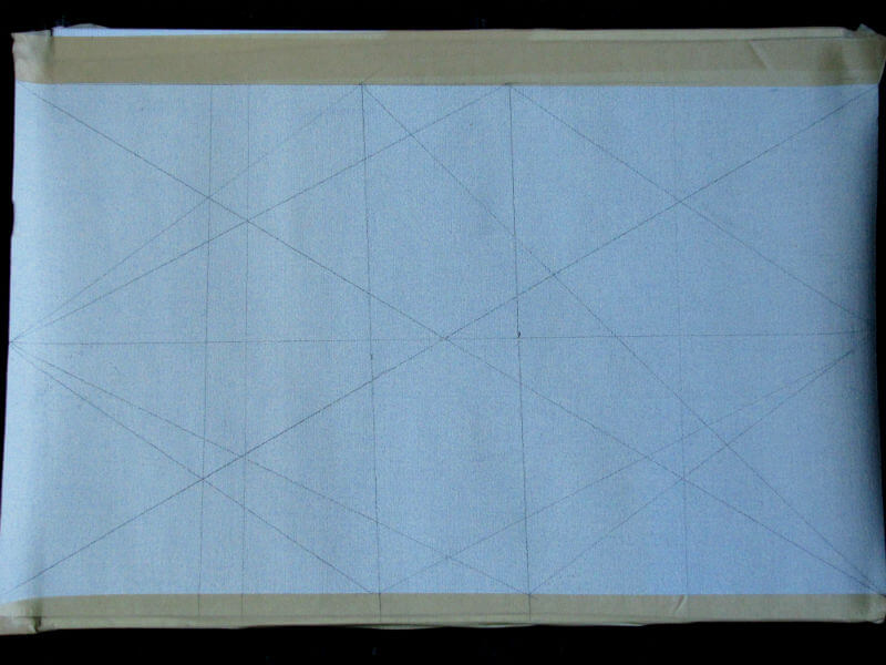 Attentive Equations - A Practical: Beginning a Painting using Rabatment