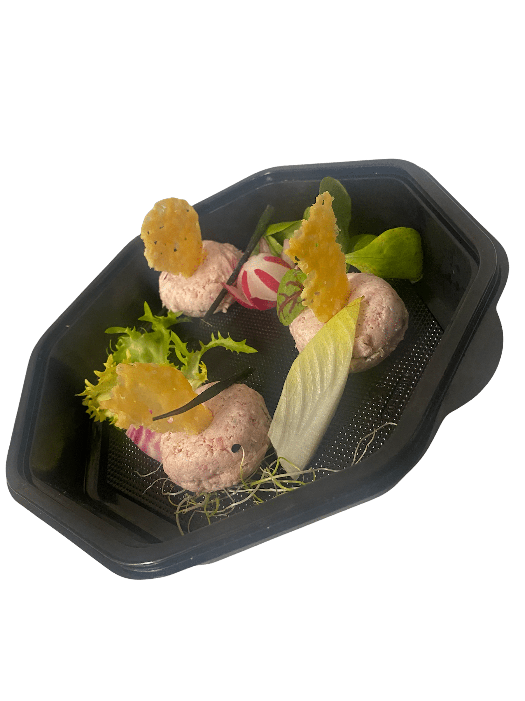 Macarons de saucisson vaudois en rillette - Auberge de Berolle ...