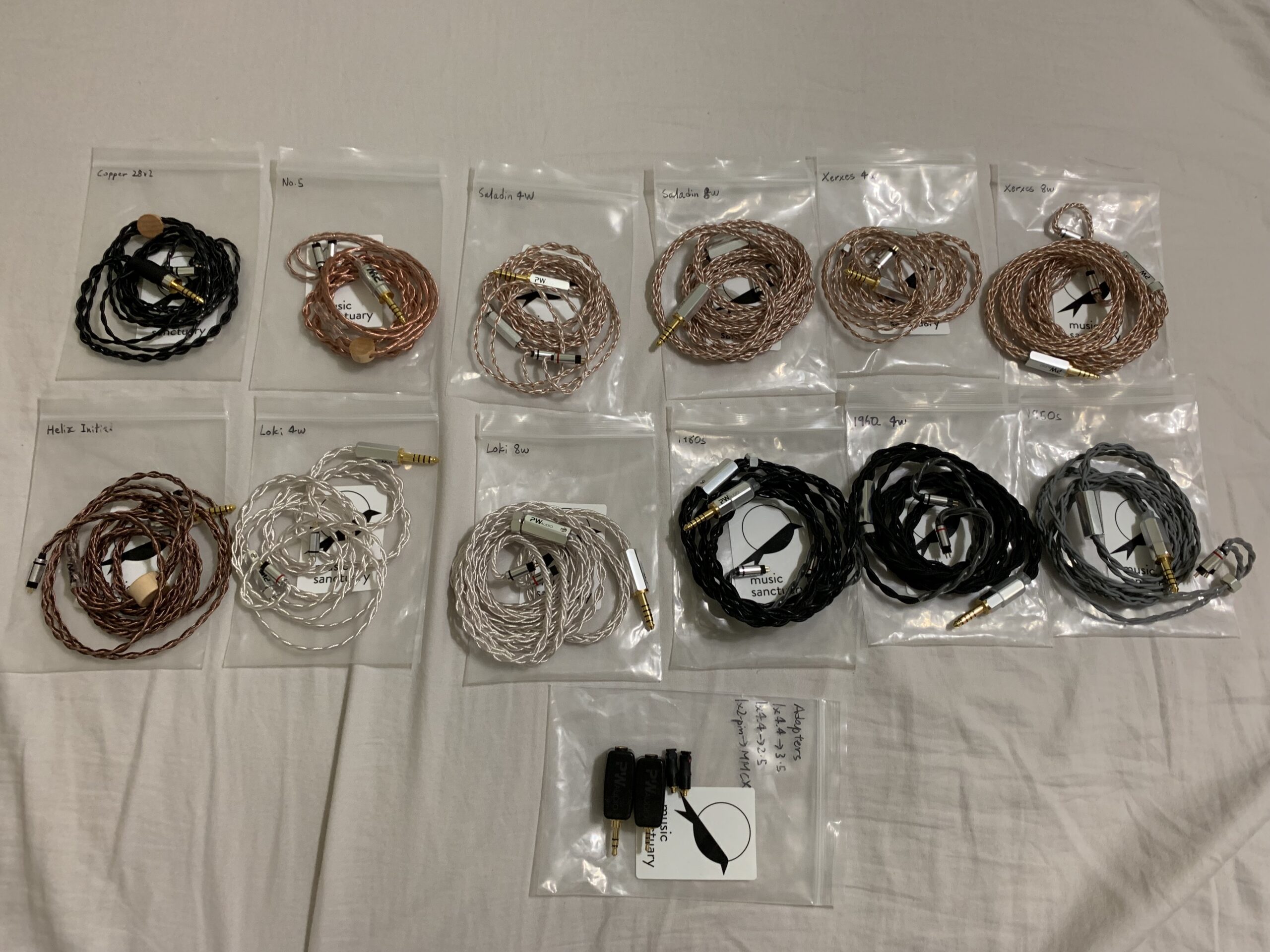 Closed Tour: PW Audio: CIEM Cables: Full Lineup - Audio Tiers
