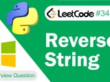 Reverse String Leetcode Problem 344 Python Solution