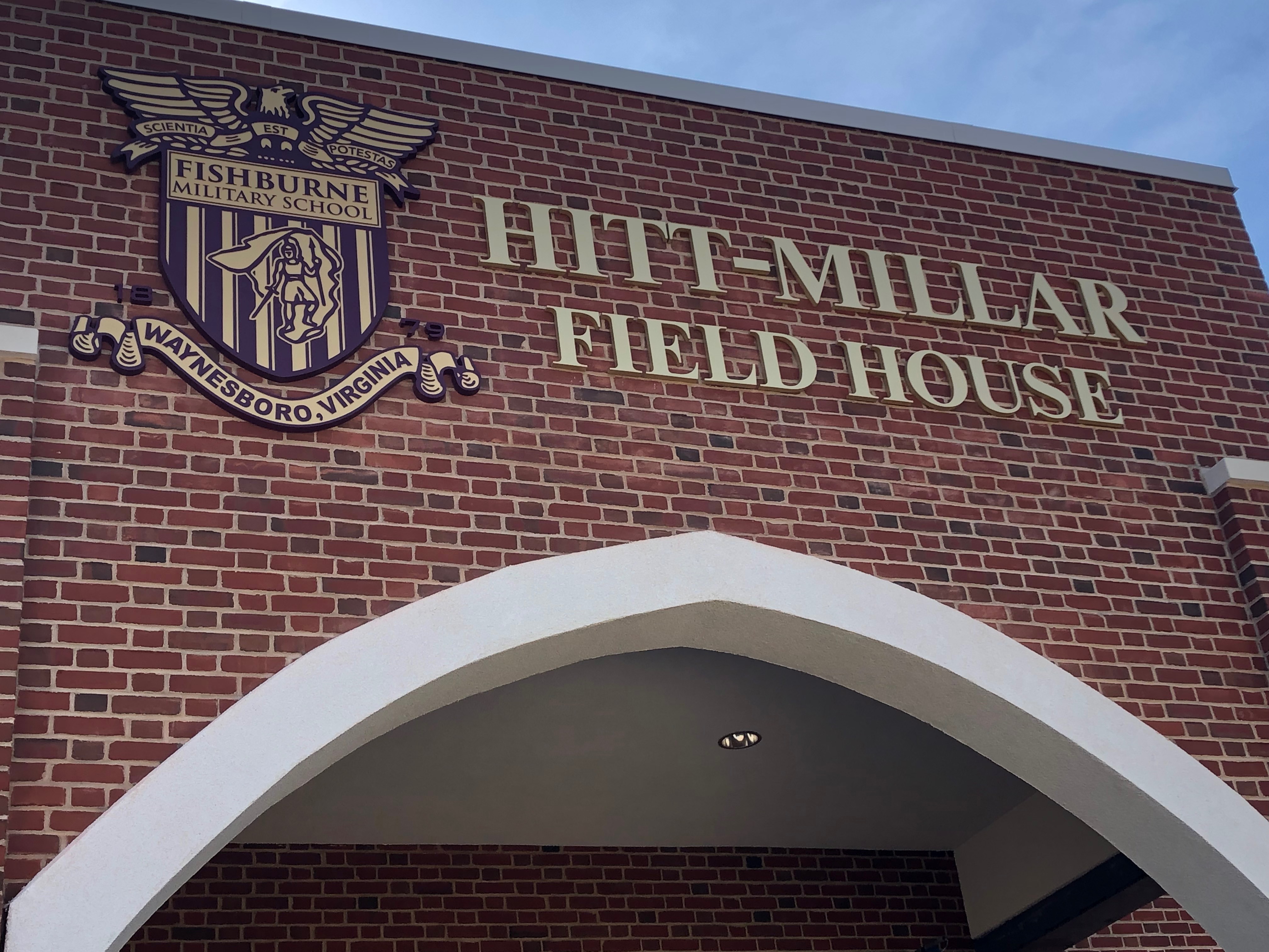 Providing Entrance Signage for Fishburne's Hitt-Millar Field House ...