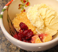 Cherry Cobbler - Step by step instruction AuntieChatter.com