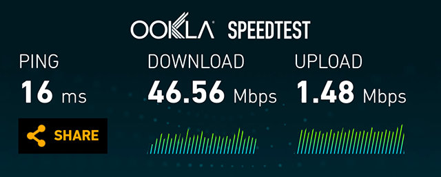 Ookla speedtest app - bapsd