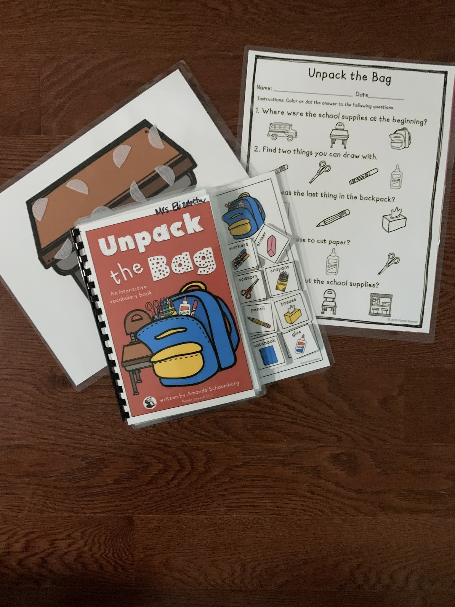 Back to School Speech Therapy: All About Me Free Packet Included ...