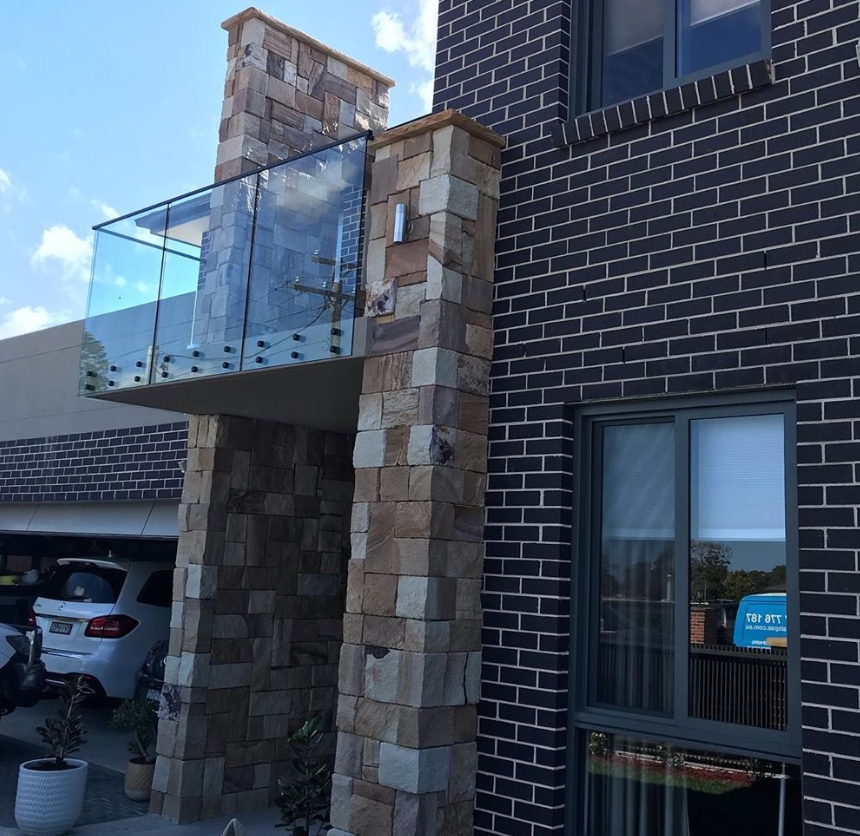 Australian stone walling - Cladding sandstone -Aussietecture stone