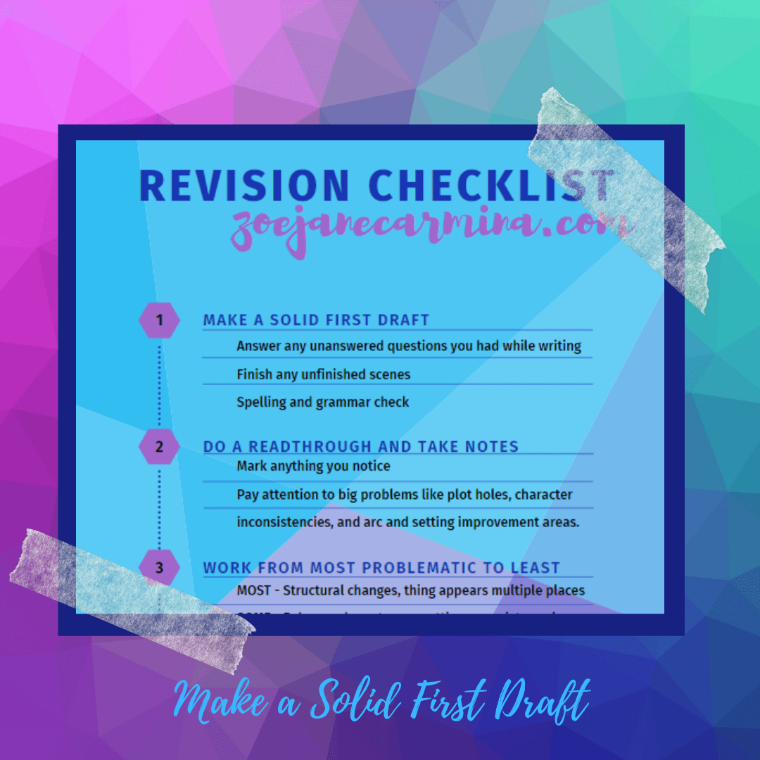 Make a Solid First Draft – Rachel Cooper