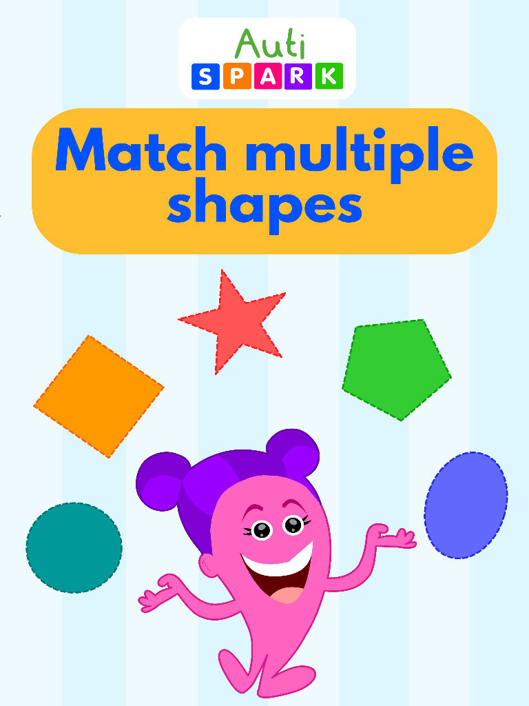 Match Multiple Shapes - Matching Workbook - AutiSpark