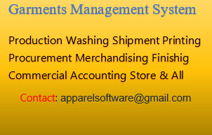 Garments Management System ERP Software for Sale