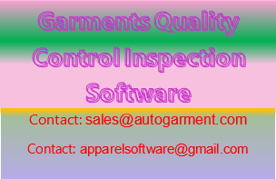 Garments Quality Control Inspection Report Software