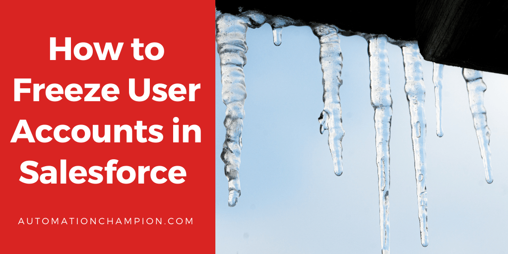 How To Freeze User Accounts In Salesforce Automation Champion