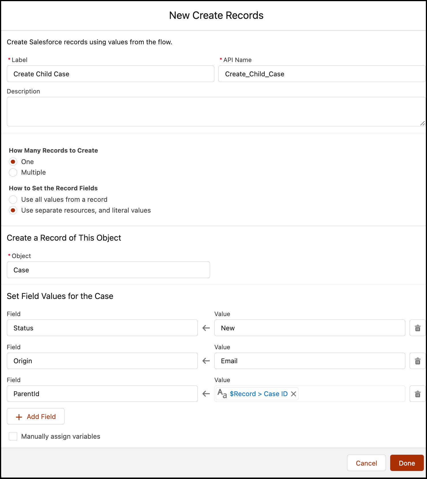 Automatically Create A Record From A Flow Automation Champion 9573