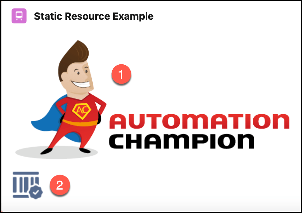 Access Static Resources, Content Asset Files in Lightning Web Component - Automation Champion