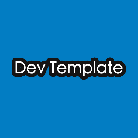 Next Dev Template Github