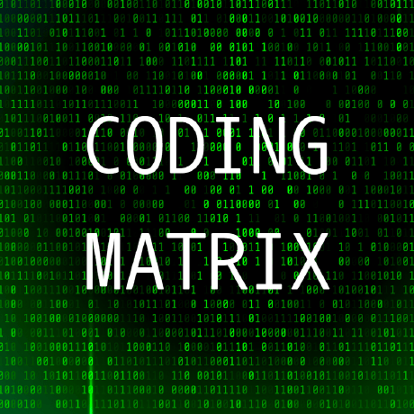 Codingmatrix137 Coding Matrix Github