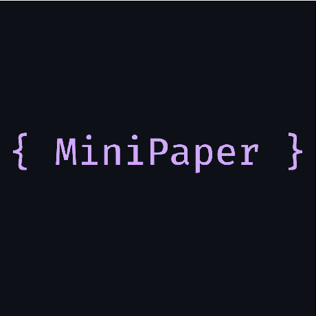 Minipaper Github