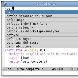 Emacs Auto Complete Github