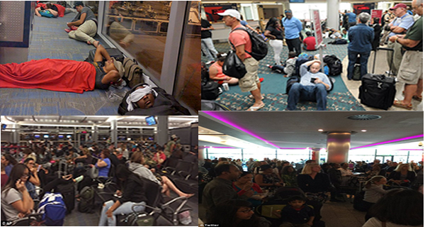 Chaos for tens of thousands of air passengers - Aviation metric