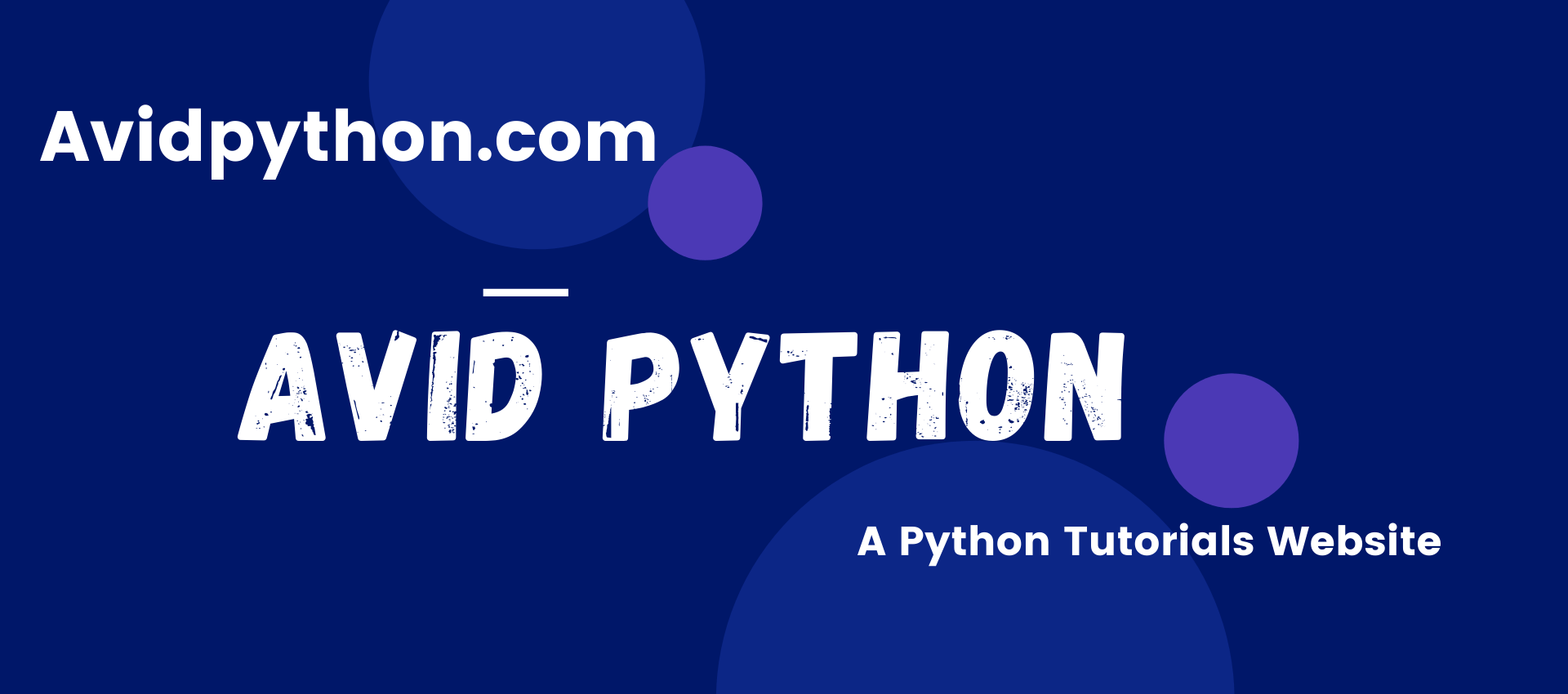 Learn Python - Avid Python