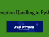 Exception Handling In Python Avid Python
