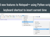 Add New Features To Notepad Using Python Scripts Keyboard Shortcut