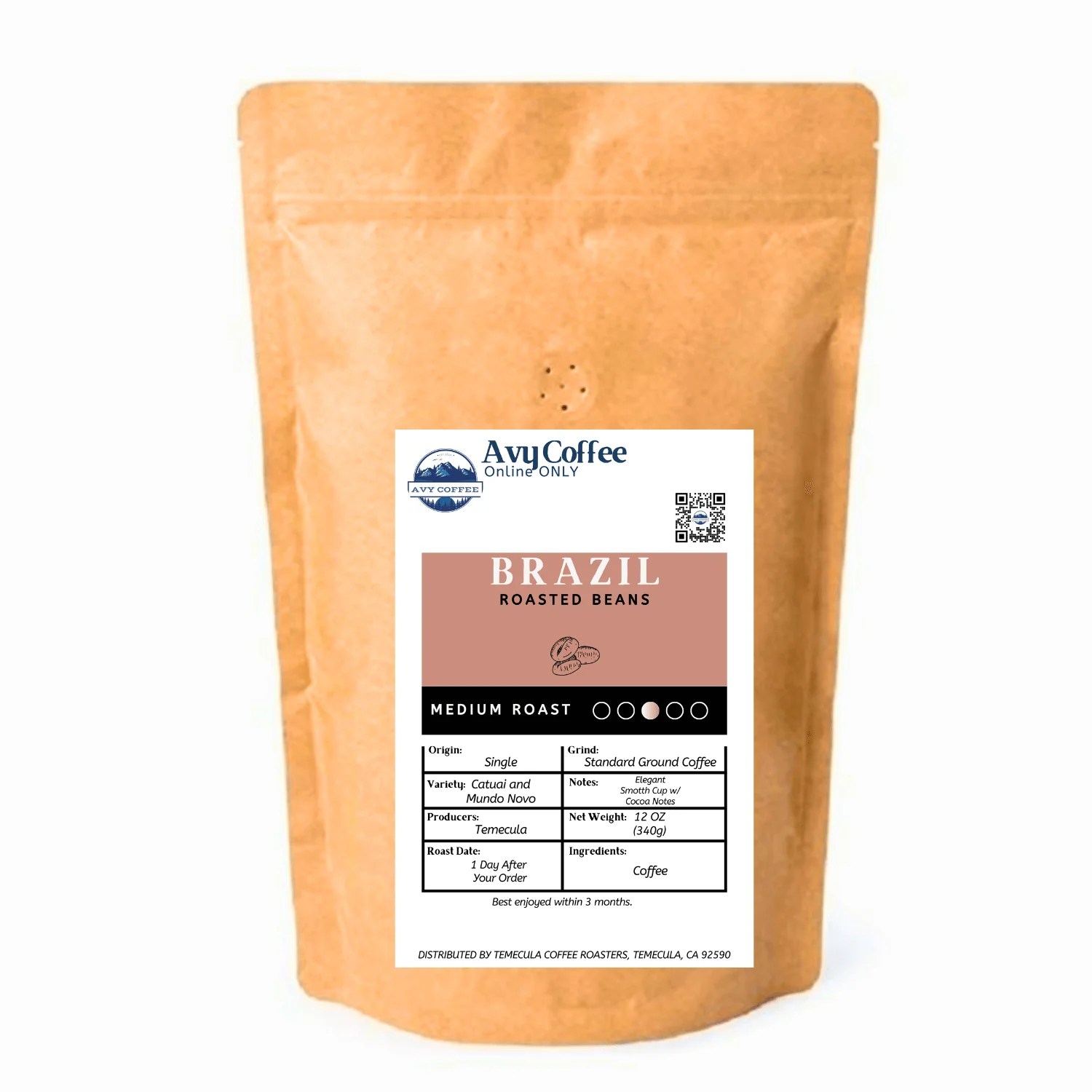 Brazil Santos Coffee Smooth Nutty Medium Roast â Avy Coffeeâ