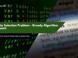 Activity Selection Problem Greedy Algorithm Approach Abdul Wahab Junaid