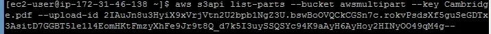 How To Perform Multi Part Upload To S3 Using Cli Aws Bytes