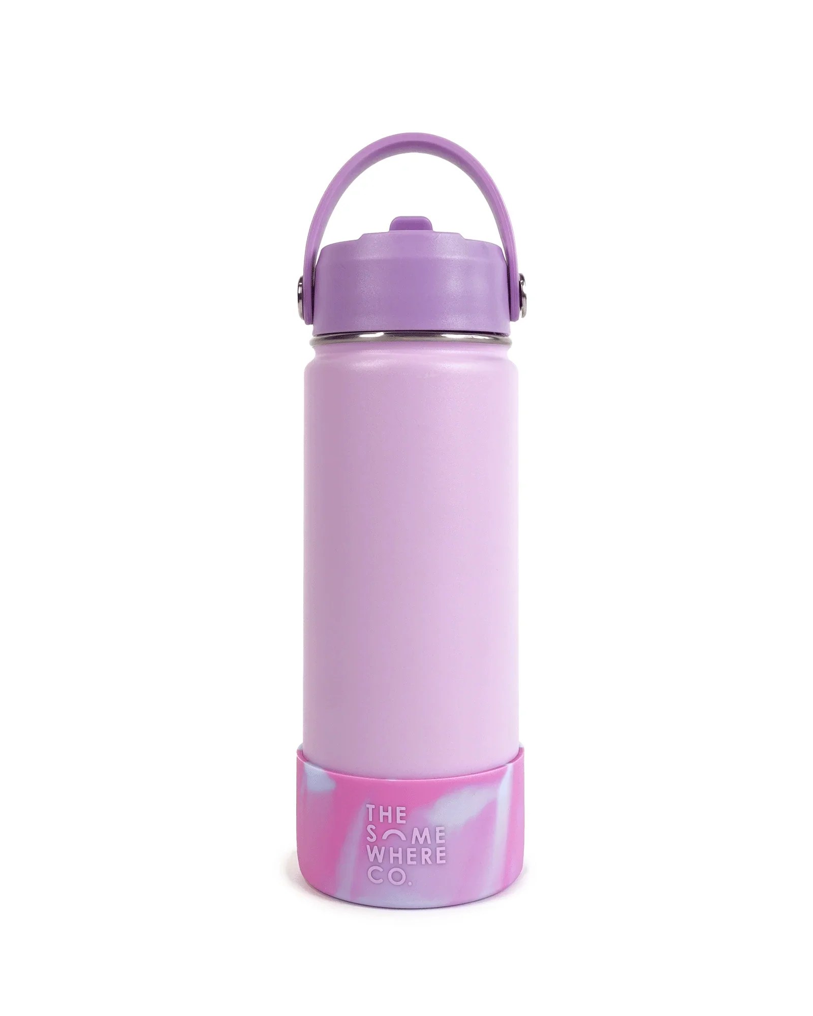 Water Bottle 500ml Lavender Swirl A W Smith Sons Gift Homewares