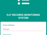 Ojt Tracker Mobile Application For Monitoring Ojt Trainees For The Ojt