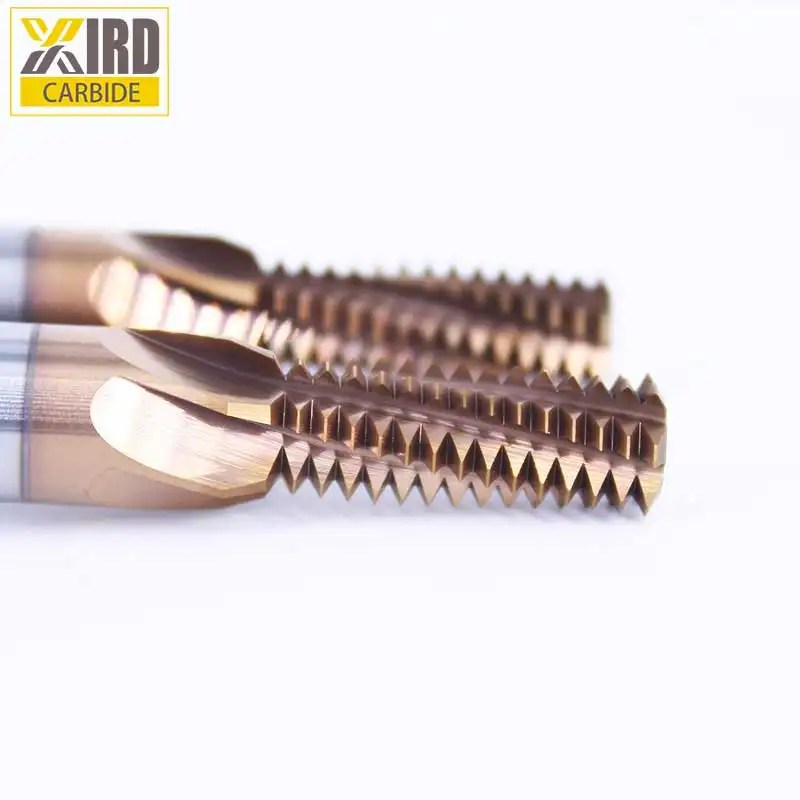 10 32 3 Flt Tungsten Carbide Milling Cutter Thread Mill Cutting Tool T