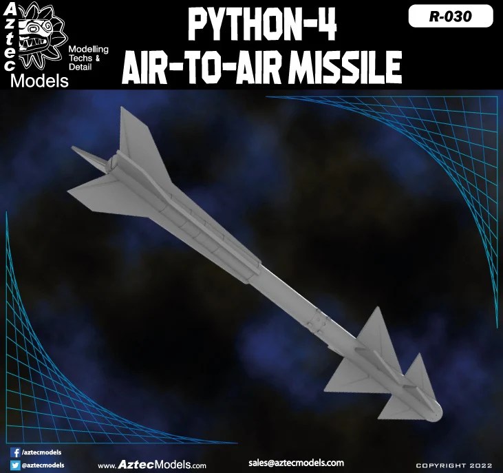 R 030 Python 4 Air To Air Missile Aztec Models