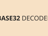 Online Base32 Decoder Decode Base32 Text Or File B64encode