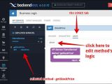 How To Open Logic Designer Backendless Codeless Development Guide
