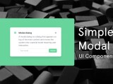 Simple Modal Component Backendless Marketplace