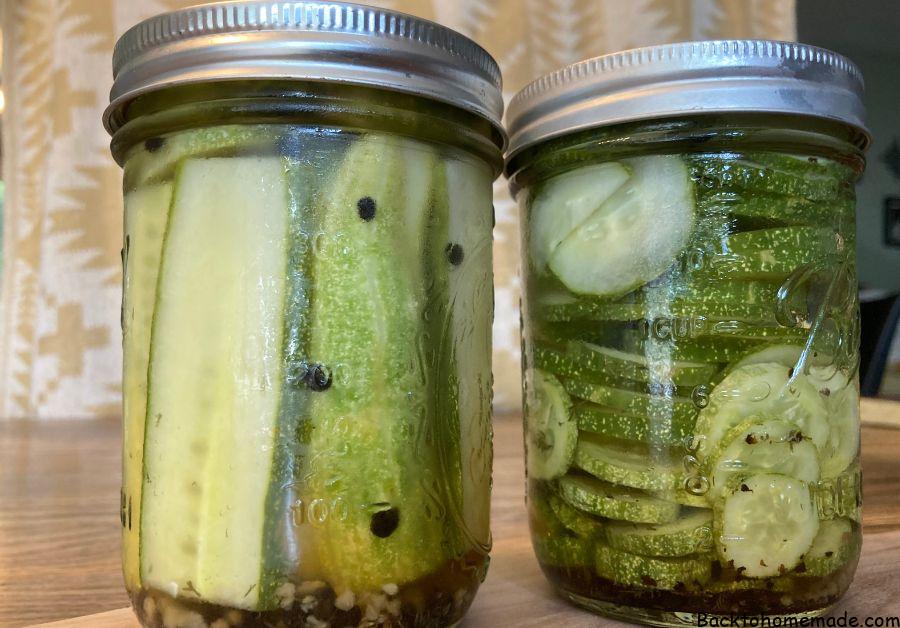 Easy Refrigerator Pickle Recipe Back To Homemade
