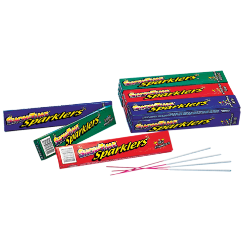 #10 ASSORTED COLOR SPARKLER (BAMBOO) - Backyard Pyro