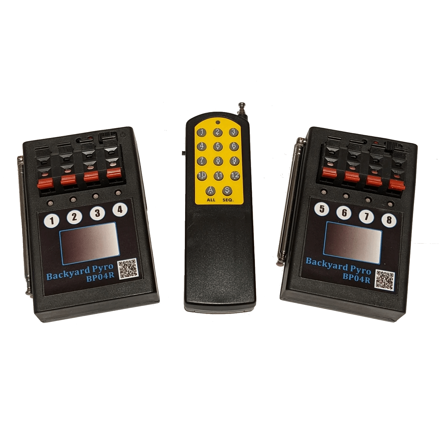 8 Cue Expandable Fireworks Firing System - Backyard Pyro