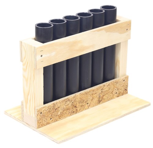6 Tube Mortar Rack - Backyard Pyro