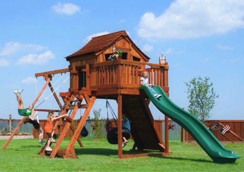 Fort Ranger Swing Set - Backyard Fun Factory