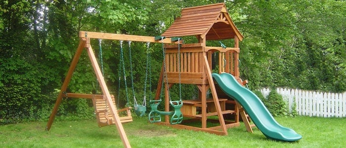 Fun Shack Swing Sets - Backyard Fun Factory