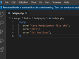 Cara Menjalankan File Php Di Xampp